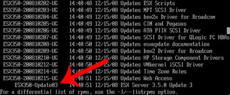 How To Determine The VMware ESX Or ESXi Build Version