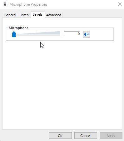Cannot Adjust Microphone Level Microsoft Qanda
