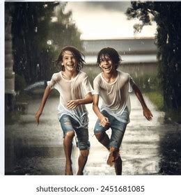 Two 12 Year Old Boys Long AI-generated image 2451681085 | Shutterstock