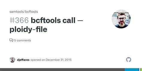 bcftools call ploidy file · issue 366 · samtools bcftools · github