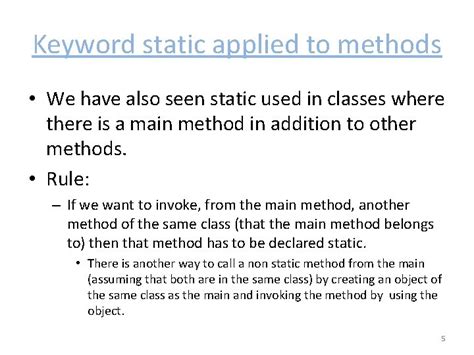 Cs 201 Object Oriented Programming I Lecture 7