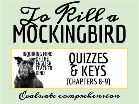To Kill A Mockingbird Quiz And Answer Key Bundle Teaching Resources