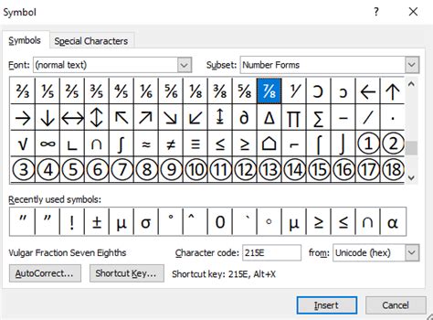 ⅞ Seven Eighths Symbol Meaning Type On Keyboard Copy And Paste