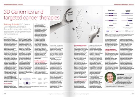 News 3d Genomics And Targeted Cancer Therapies Arima Genomics