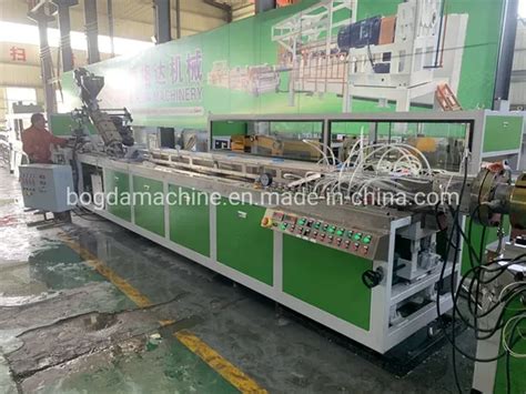 Plastic Window Frames Upvc Windoor Profiles Extrusion Line Vertical