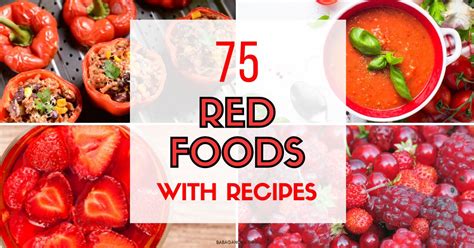 75 Red Foods And Drinks With Recipes Babaganosh