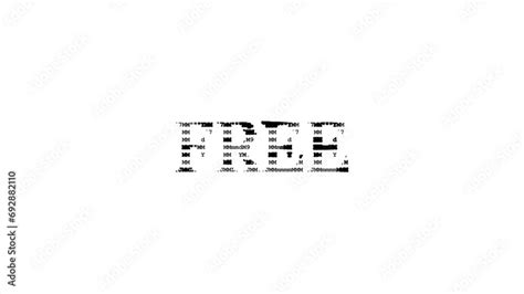 Free Ascii Animation Loop On White Background Ascii Code Art Symbols
