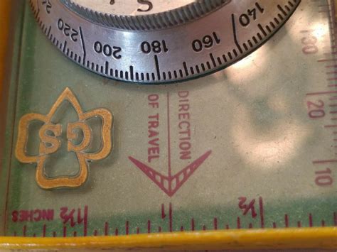 Vintage Official Girl Scout Compass Silva System Compass Usa Sweden 2025158817