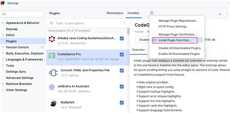 【codeglance Pro】idea升级20243代码地图不能使用：“不兼容 需要 Ide 内部版本 233或更低版本”idea Codeglance Pro Csdn博客