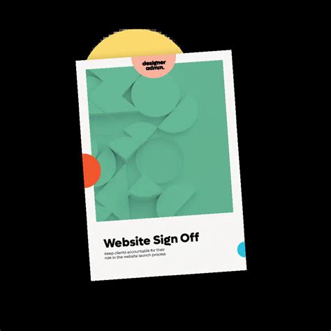 Client Web Sign Off Designer Admin