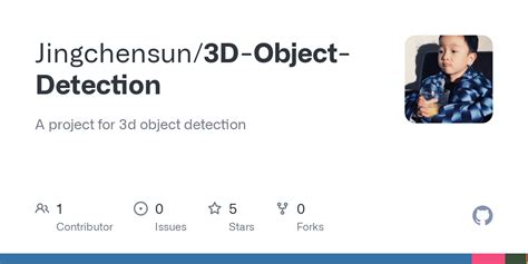 GitHub Jingchensun D Object Detection A Project For D Object Detection