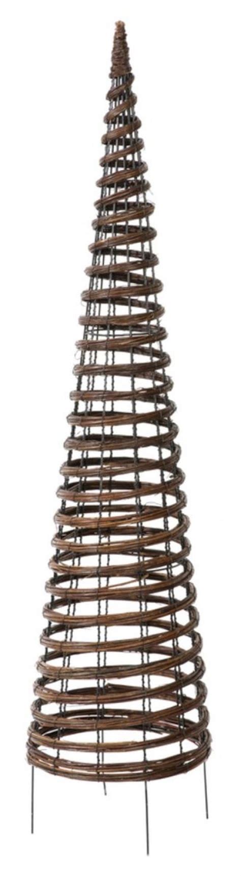 Structure En Métal Habillée Dosier Naturel Tressé Pyramid 030 X 1