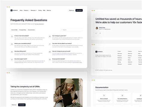 Frequently Asked Questions (FAQs) — Untitled UI by Jordan Hughes® on Dribbble
