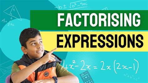 Factorising Maths Expressions Youtube