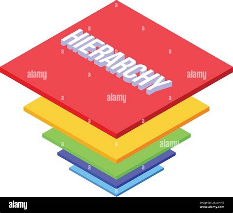 Slice Hierarchy Icon Isometric Of Slice Hierarchy Vector Icon For Web Design Isolated On White