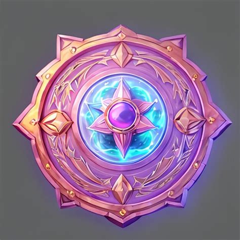 Premium Ai Image Shield Model Idea For Game