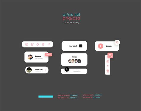 Png Set Ui Ux Design By Tzxico On DeviantArt Png Set Ui Ux Design By Tzxico On DeviantArt