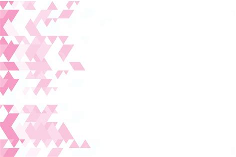 Pink Polygonal Mosaic Design Template With Triangular Pattern Vector