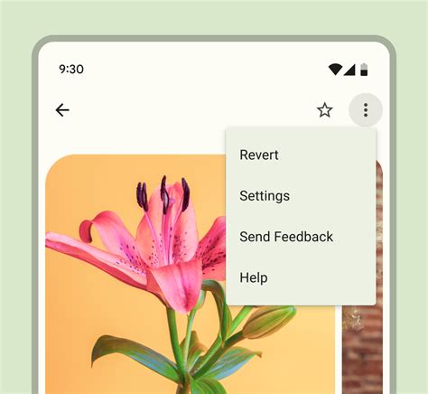 Menus Material Design 3