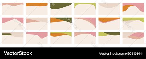 Assortment Of Different Shapes For Website Headers