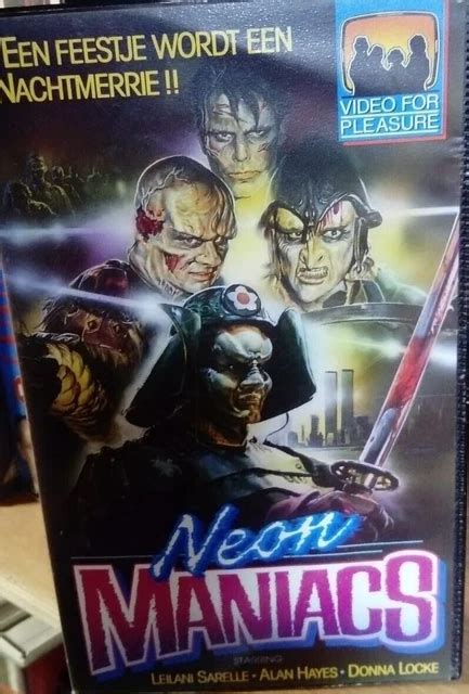Rare Dutch Vhs Tape Neon Maniacs £2152 Picclick Uk
