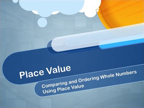 video tutorial place value comparing and ordering whole numbers using