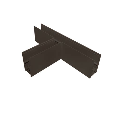 Aca Lighting Mstb Matte Black Connector T For Magnetic Surface