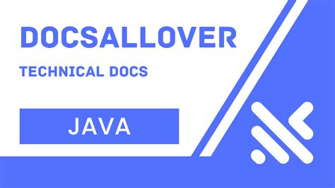 Docsallover Technical Docs Java