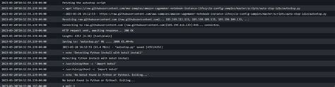 Auto Stop Idle On Start Sh Notebooks Built On Aws Can T Find Python Issue Aws