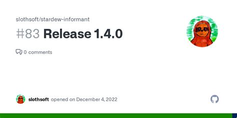 release 1 4 0 · issue 83 · slothsoft stardew informant · github