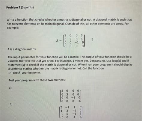 Solved Problem 2 5 Points Write A Function That Checks