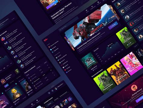 Gaming Dashboard UI Design Behance