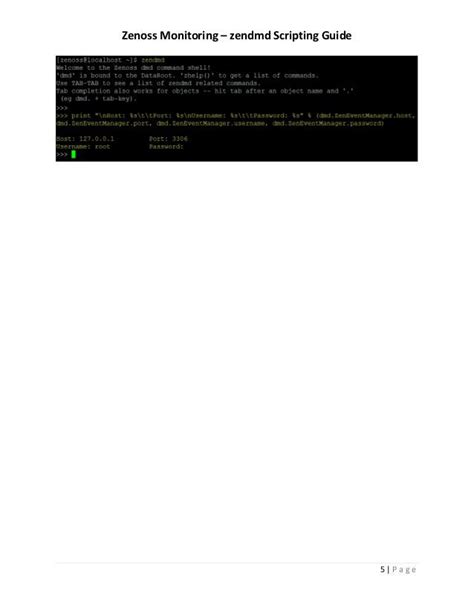 Zenoss Monitroing Zendmd Scripting Guide Pdf