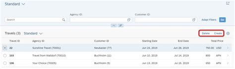 Sap 如何使用 Restful Abap Programming 编程模型开发一个支持增删改查的 Fiori 应用 待注销