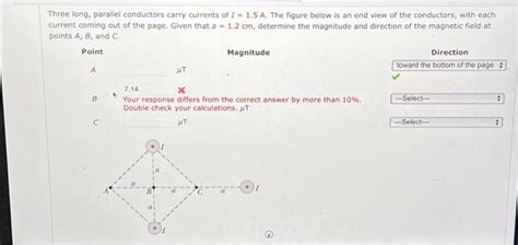 Solved Three Long Parallel Conductors Carry Currents Of I
