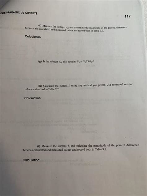 Solved Part 3 A Construct The Series Parallel Network Of