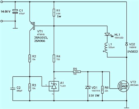10 Watt Led Driver Circuit Diagram