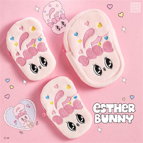 다이소 핑크빛 사랑스러움이 가득💎 에스더버니 등장💗 큰 귀와 눈 글썽글썽한 눈망울이 포인트인