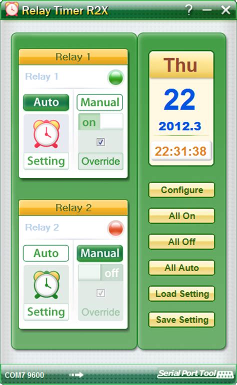 relay timer r2x user manual serial port tool