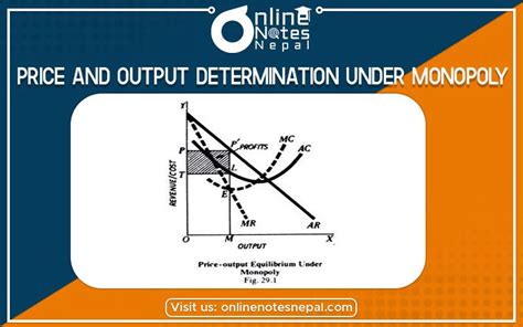 Price And Output Determination Under Monopoly