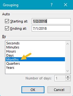 Pivot Table Count By Month Exceljet