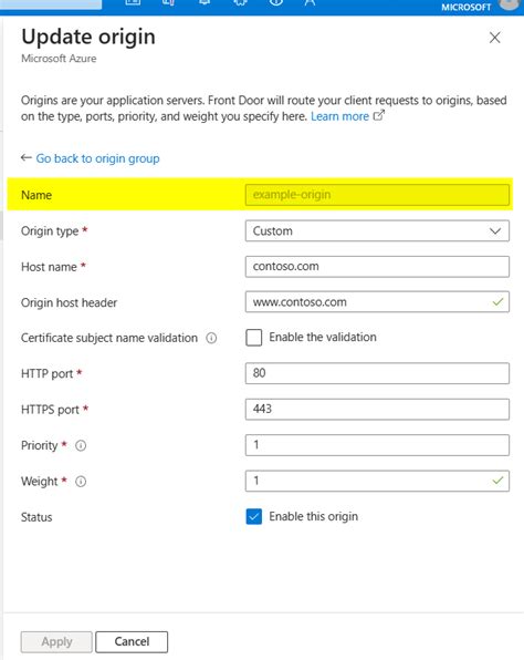 Terraform Reuse Azurermcdnfrontdoororigin For Brand New Azurermcdnfrontdoorroute In