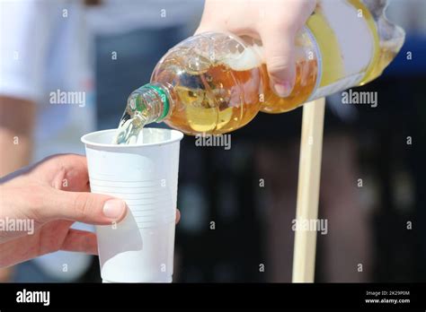 Refresh After Marathon Stock Photo Alamy