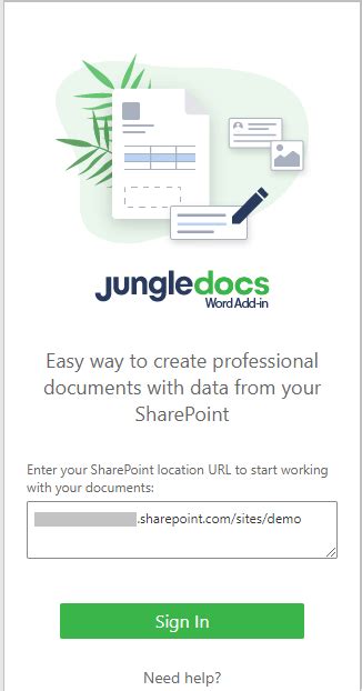 Jungledocs Word Add In Jungledocs 365 Documentation