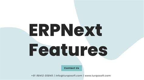 ERPNext A Comprehensive Guide Turqosoft