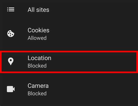 how to enable or disable location services in chrome browser