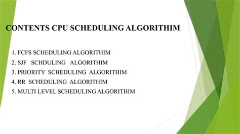 Cpu Scheduling Algorithm Presentation7pptx