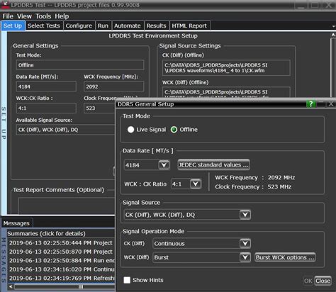 D9050lddc Lpddr5 Tx Compliance Test Software Keysight