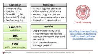 Containerizing Traditional Applications PPT