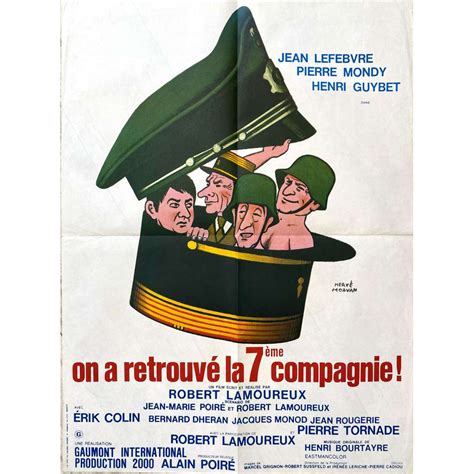 The 7th Company Has Been Found French Movie Poster 23x32 In 1975